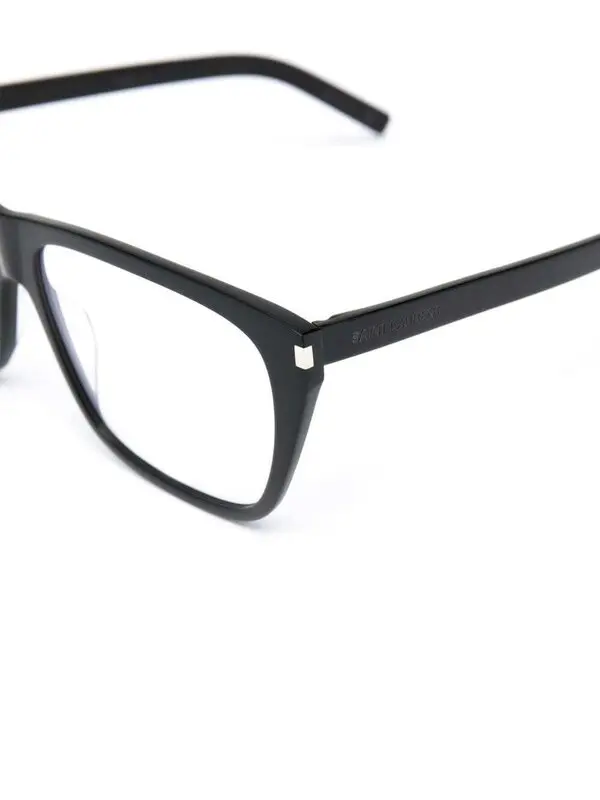 Saint Laurent Square Frame Eyeglasses - Blue