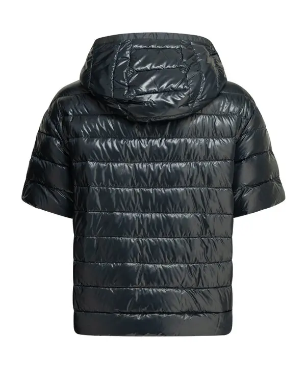 Herno Zip-up Drawstring Quilted Reversible Jacket