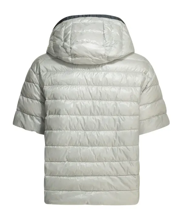 Herno Zip-up Drawstring Quilted Reversible Jacket