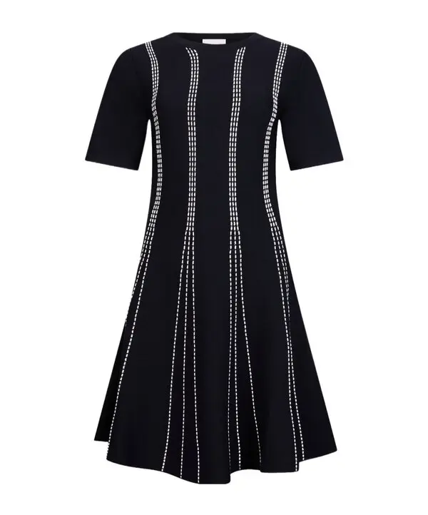 Liu Jo Vertical-line A-line Mini Dress