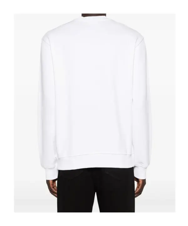 Versace Logo Print Sweatshirt - White