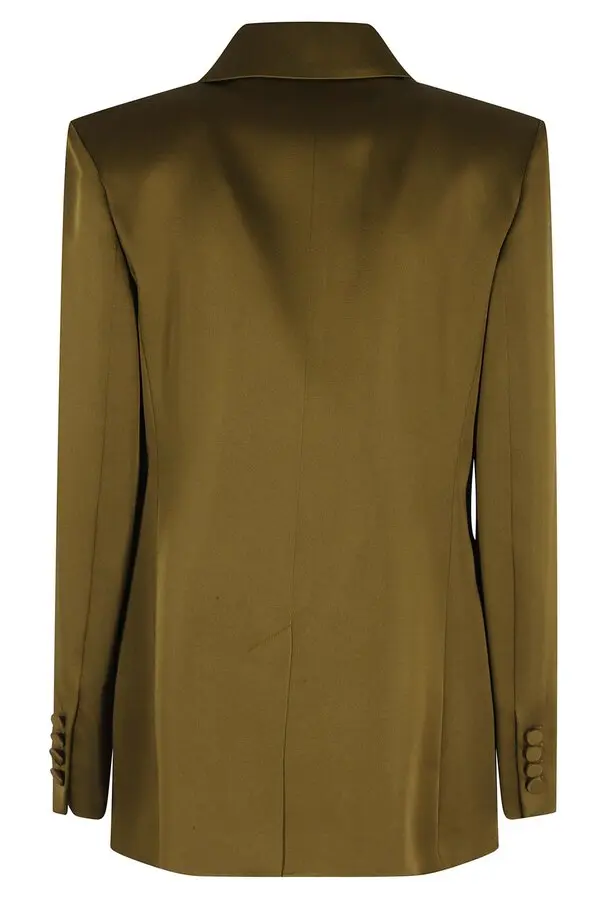 Max Mara Envers Satin Blazer - Brown