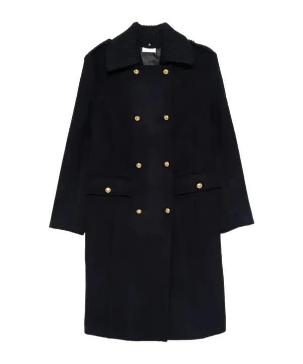 P.a.r.o.s.h Double-breasted Long-sleeved Coat