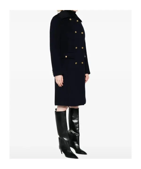P.a.r.o.s.h Double-breasted Long-sleeved Coat