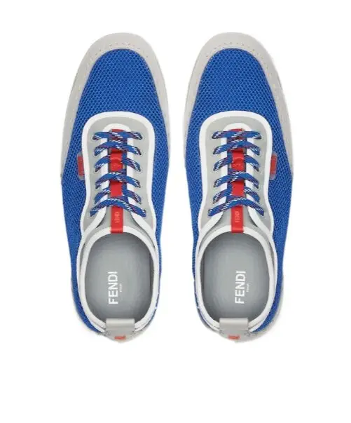Fendi Lace-up Trainers - Multicolor