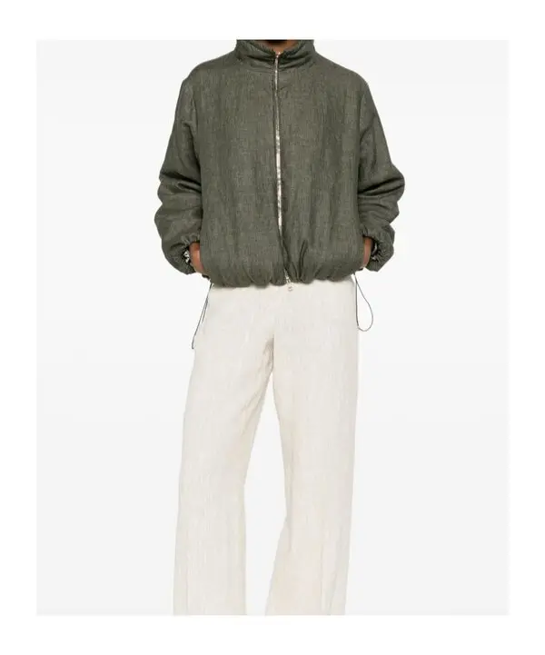 Herno High-neck Zip-up Jacket - Black