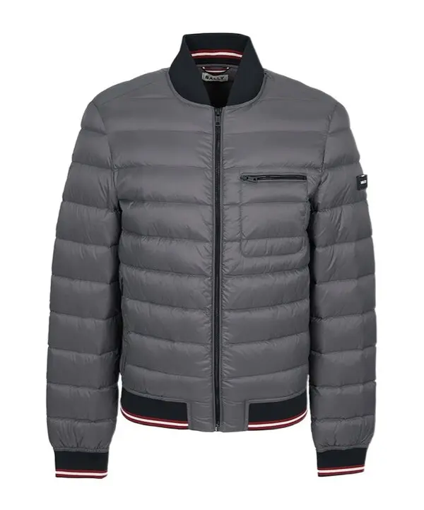 Bally Quilted Puffer Jacket With Logo Detail