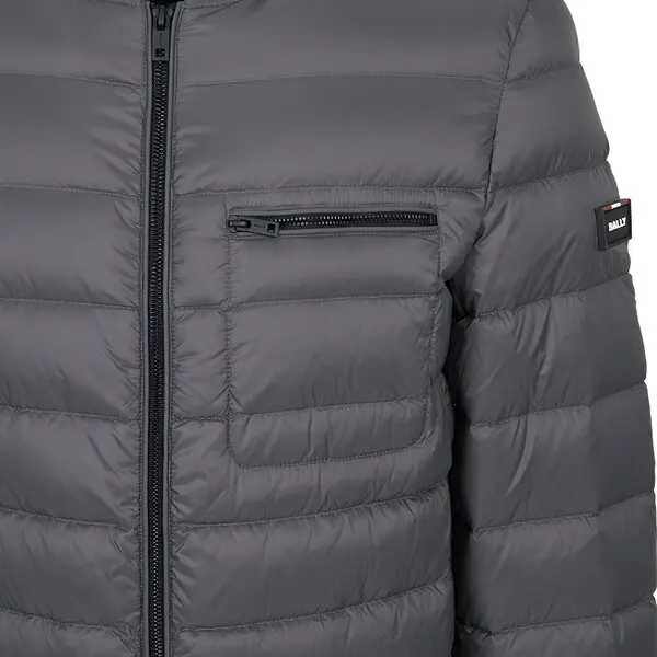 Bally Quilted Puffer Jacket With Logo Detail