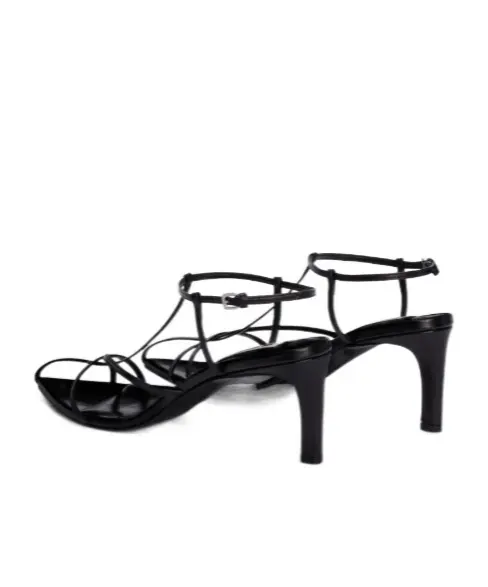 JIL SANDER Pointed-toe High Heel Sandals - Black