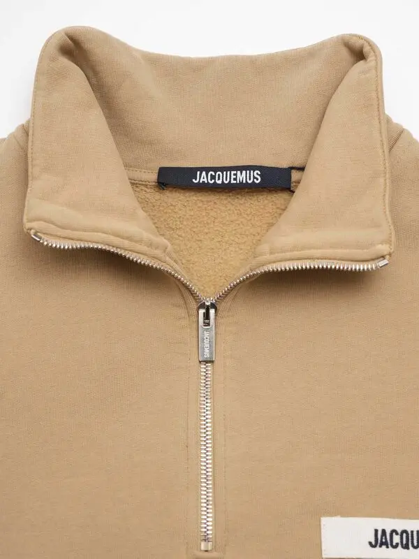 Jacquemus Logo Patch High-neck Sweatshirt - No