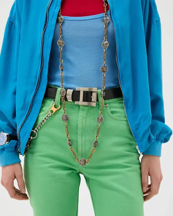 Versace Rectangular Buckle Belt