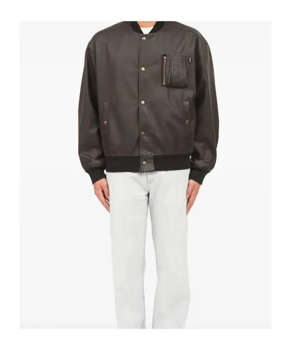MAISON MARGIELA Leather-effect Bomber Jacket
