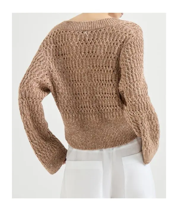 Brunello Cucinelli V-neck Ribbed Jumper