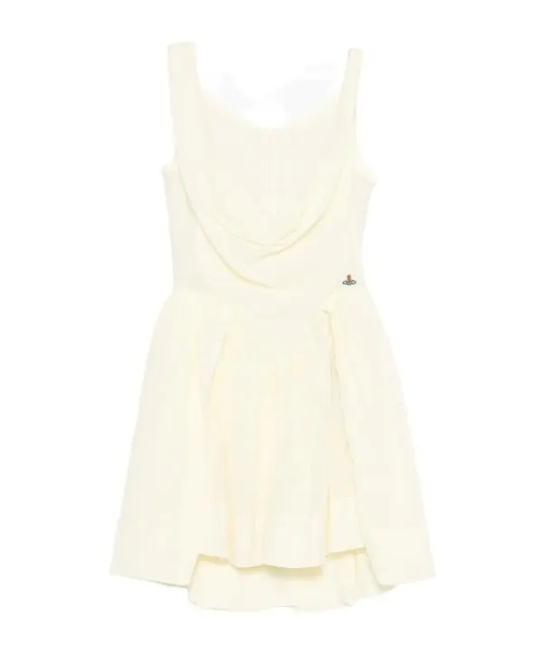 VIVIENNE WESTWOOD Sleeveless Draped Mini Dress - No