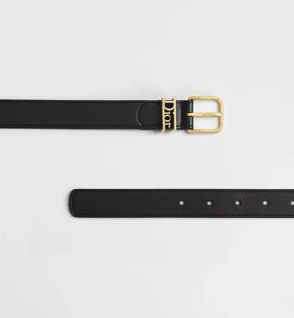 Dior Engraved Pin Buckle Belt