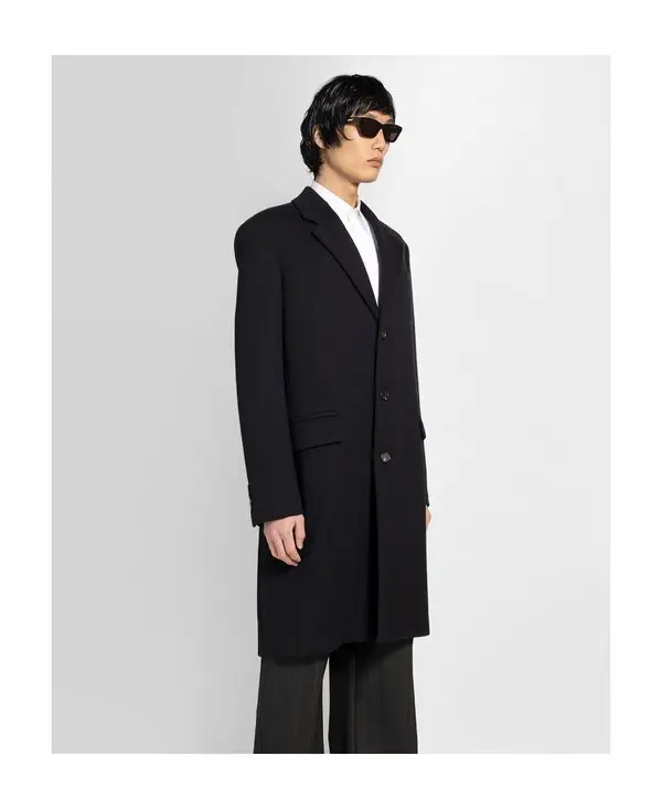 Bottega Veneta Single-breasted Wool Coat