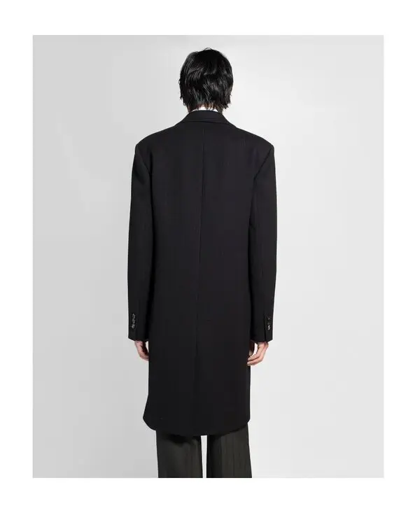 Bottega Veneta Single-breasted Wool Coat