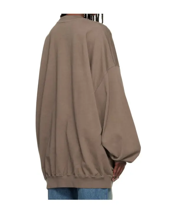 Rick Owens Temple Graphic Sweatshirt - Gray/black