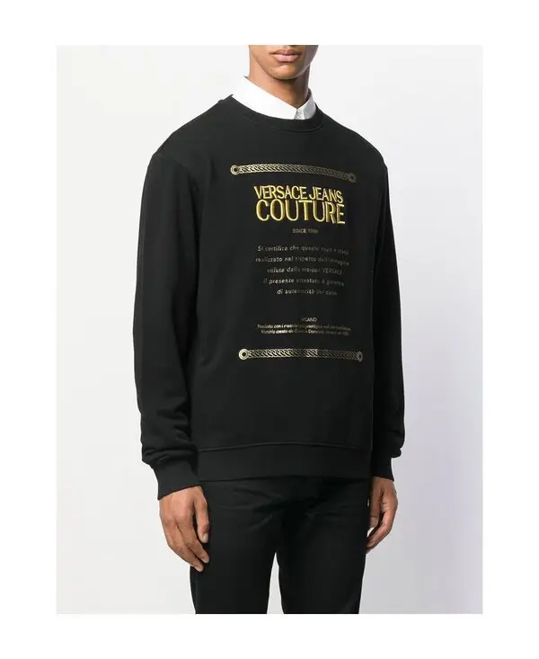 Versace Embroidered Logo Sweatshirt