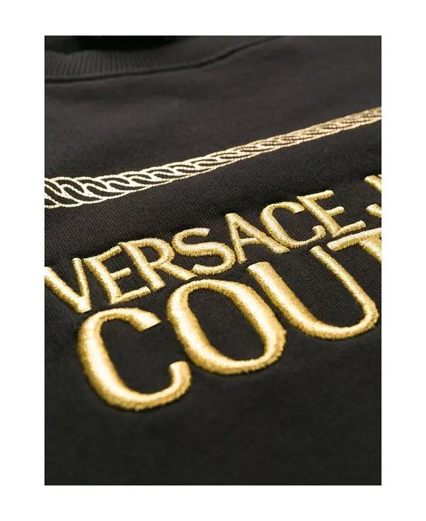 Versace Embroidered Logo Sweatshirt