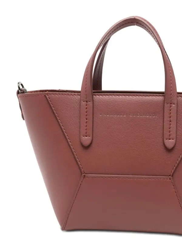 Brunello Cucinelli Micro Tote Bag - Red