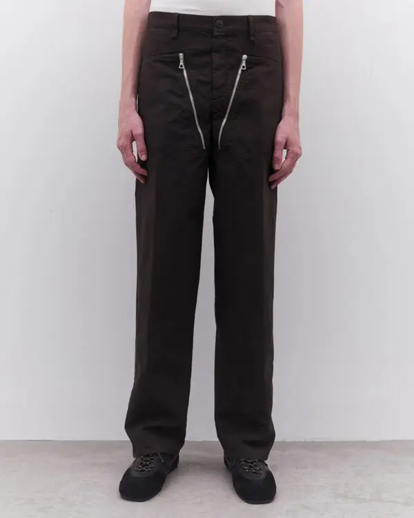 Dries Van Noten Zip Detail Trousers