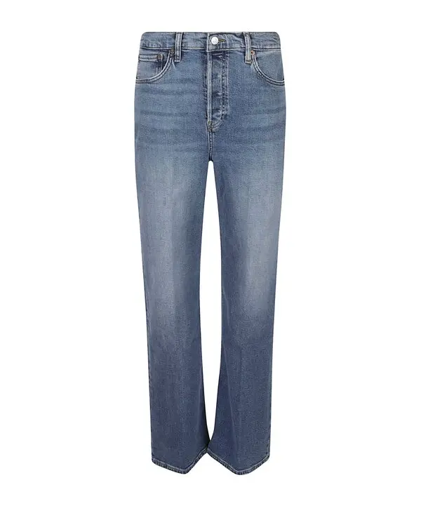RE/DONE High Rise Wide-leg Jeans