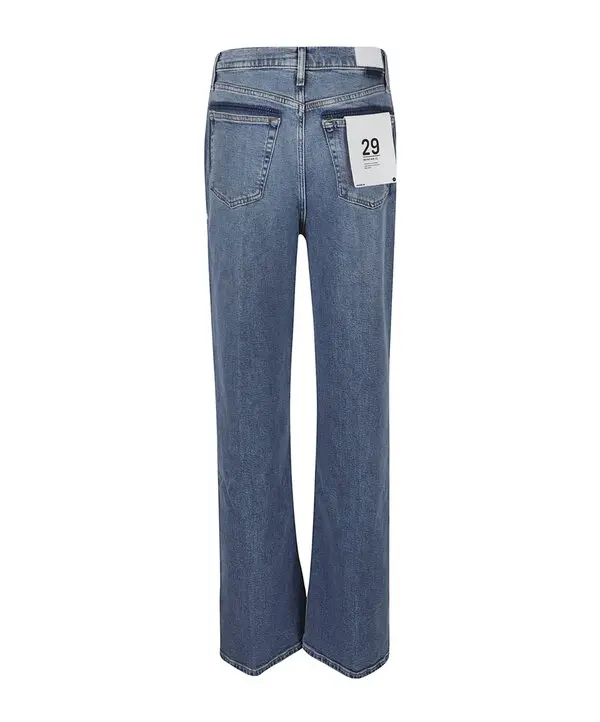 RE/DONE High Rise Wide-leg Jeans