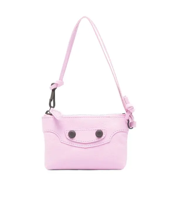 Balenciaga Le City Zipped Pouch Bag - Bubbly Pink