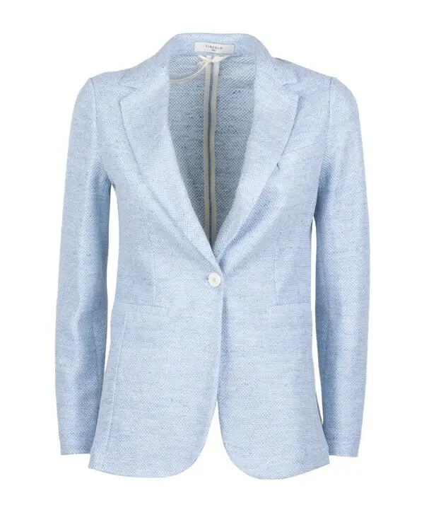 CIRCOLO 1901 Long-sleeved Suit Jacket - Blue