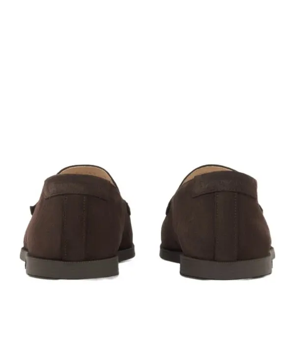Emporio Armani Classic Slip-on Loafers With Embossed Logo