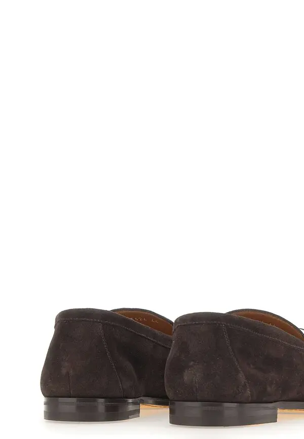DOUCAL'S Single Buckle Loafers - Brown