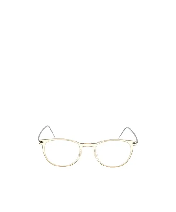 LINDBERG Geometric Frame Eyeglasses - White