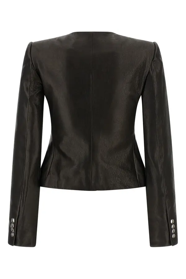 Khaite Nara Leather Jacket