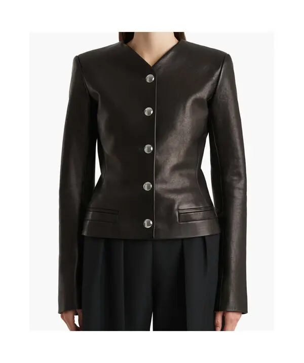 Khaite Nara Leather Jacket
