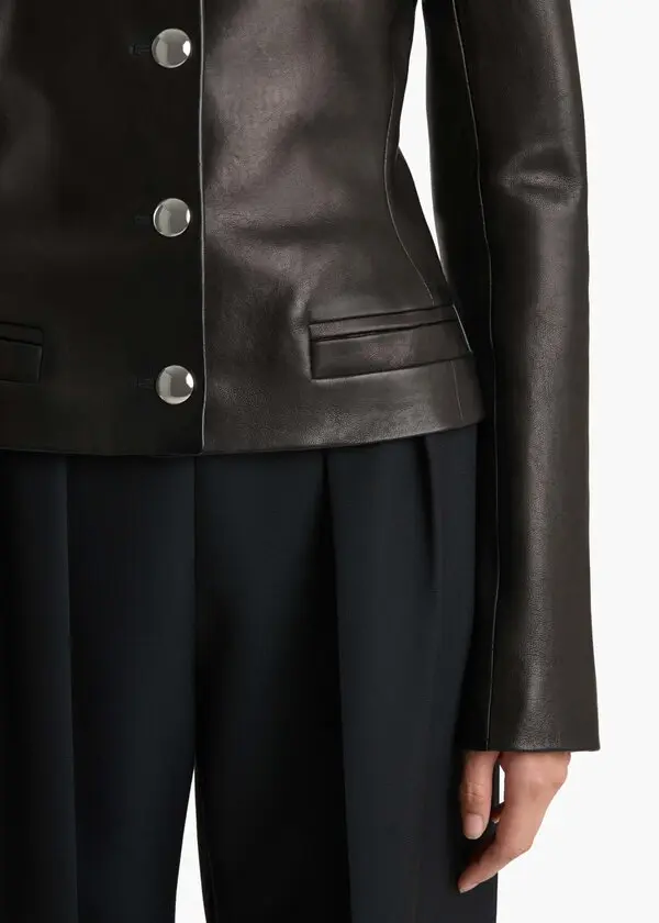 Khaite Nara Leather Jacket