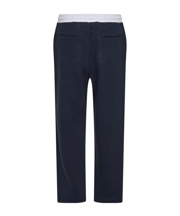 Brunello Cucinelli Drawstring Straight-leg Trousers - Black