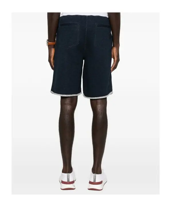 Brunello Cucinelli Drawstring Logo Shorts
