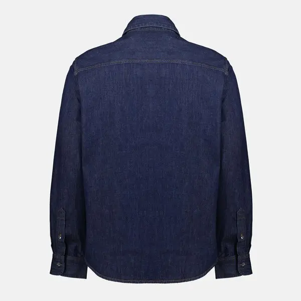 AMI Paris Denim De Coeur Shirt - Indigo
