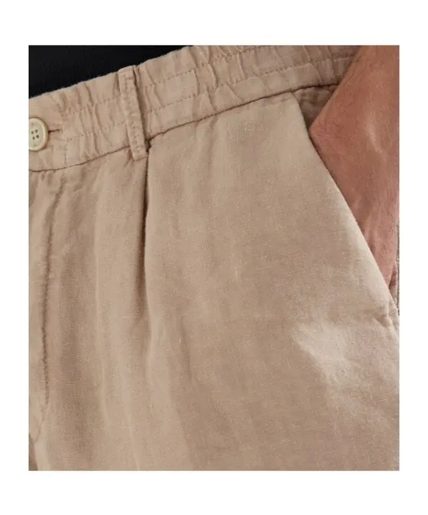 Brunello Cucinelli Elasticated Waistband Bermuda Shorts - Camel