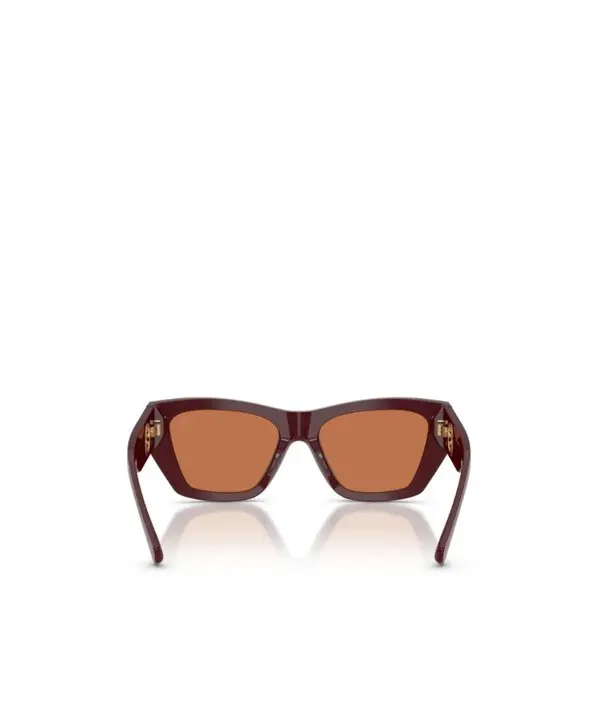 Burberry Cat Eye Geometric Frame Sunglasses - Bordeaux