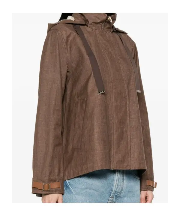 Herno A-shape Jacket - Brown