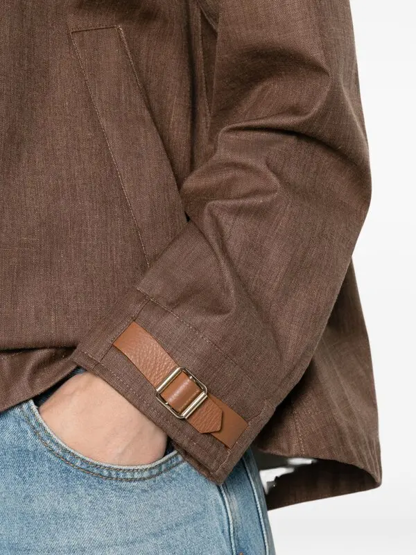 Herno A-shape Jacket - Brown