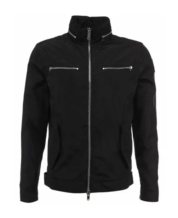 Iceberg Logo Detail Zip-up Casual Jacket