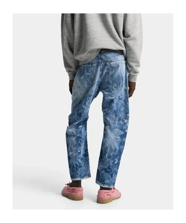 Dsquared2 Distressed Printed Jeans