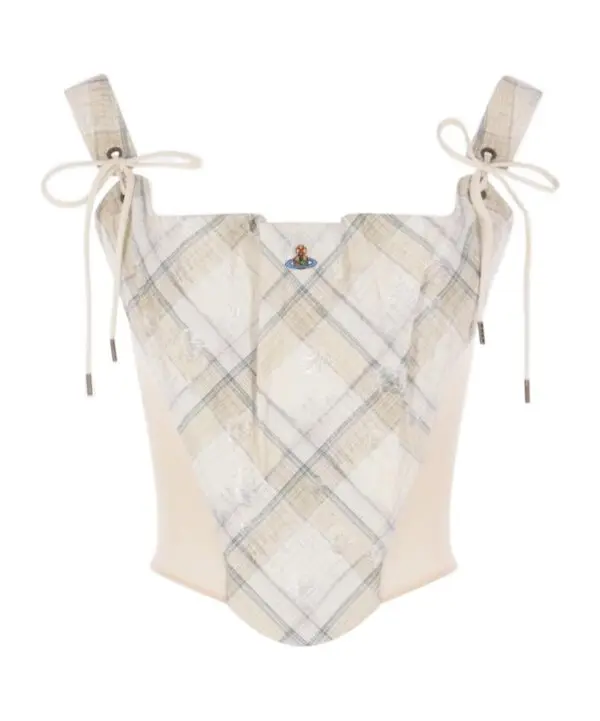 VIVIENNE WESTWOOD Puppy-print Corset - Nude
