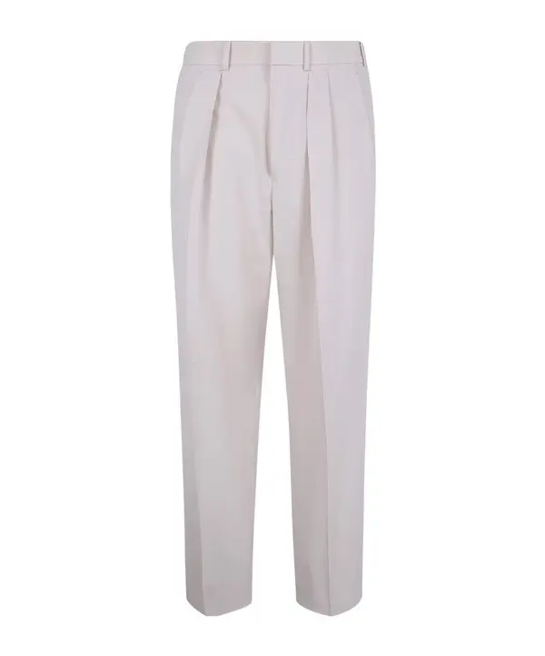 TOM FORD Pleated Casual Pants With Belt Loops - White