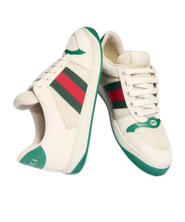 Gucci Screener Sneakers - White