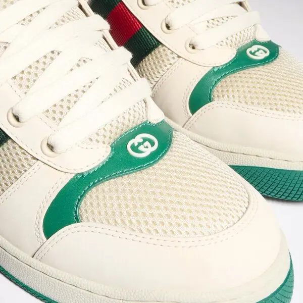 Gucci Screener Sneakers - White