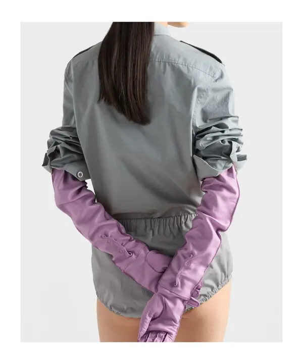 Prada Long-sleeved Button-up Shirt - Gray